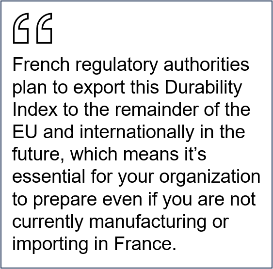 France Introduces Durability Index: A Step Towards Sustainable Electronics