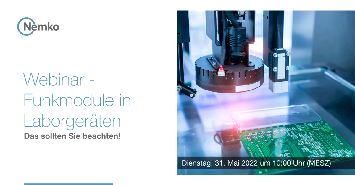 On-Demand Webinar: Funkmodule in Laborgeräten